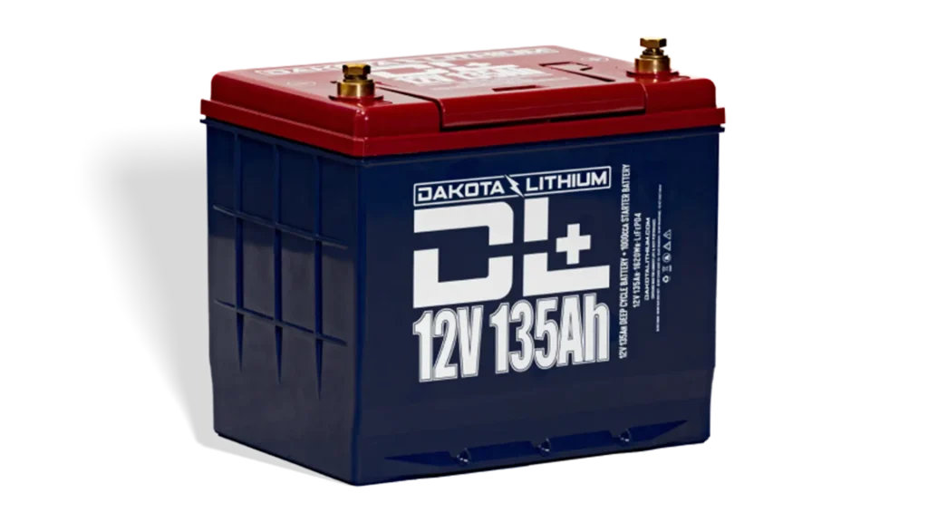 DL+ 12V 135Ah Dual Purpose 1000CCA LiFePO4 Battery - Angling Edge